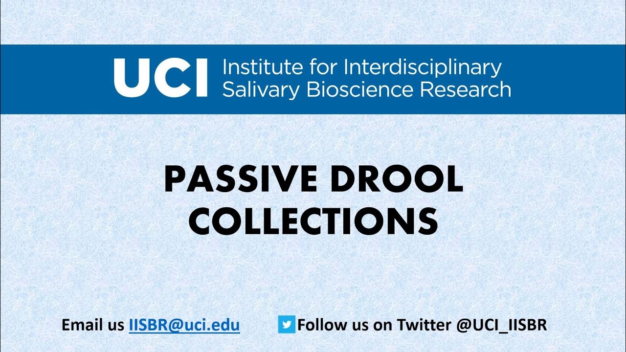 Passive Drool Collection - Instructions