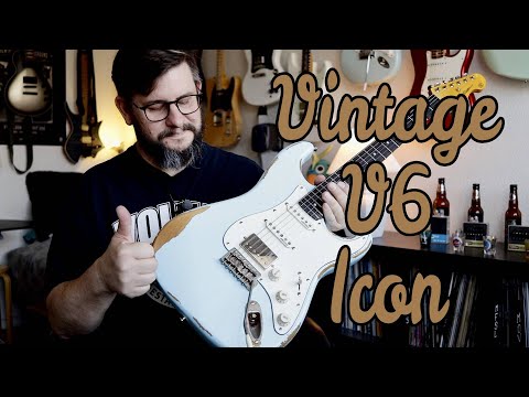 Vintage Guitars V6 HSS ICON - DISTRESSED / Relic | Reverb France