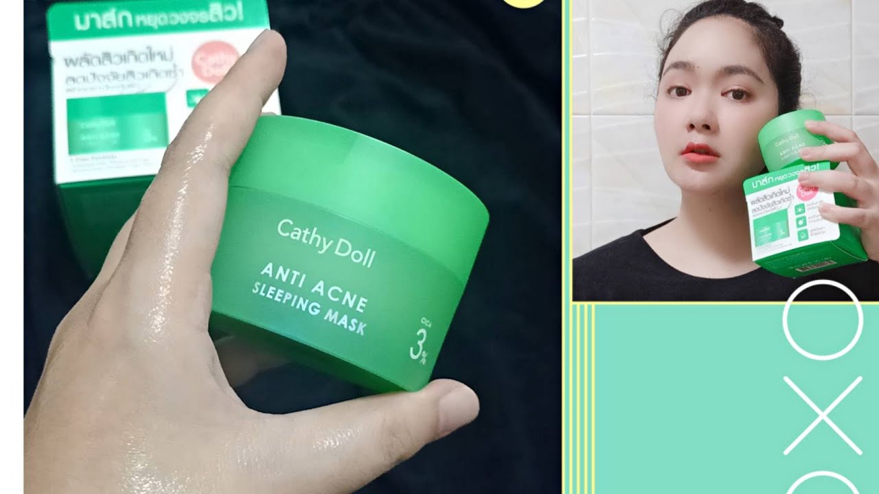 REVIEW : CATHY DOLL ANTI ACNE SLEEPING MASK 3% CICA