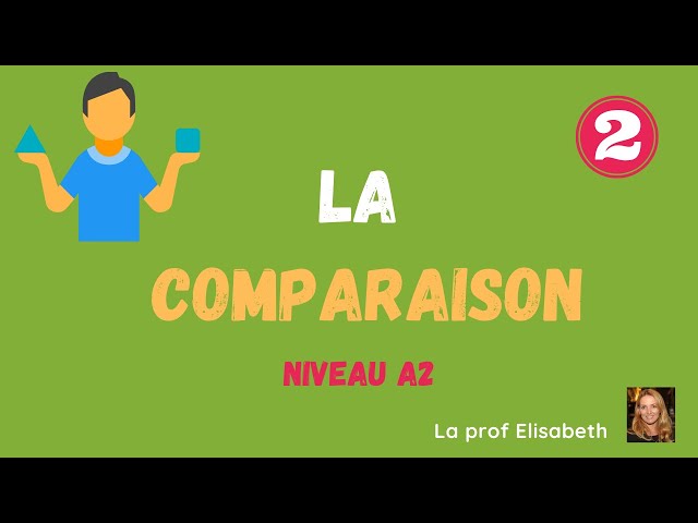 Mastering Comparisons in French: A2 Level Guide | Galaxy