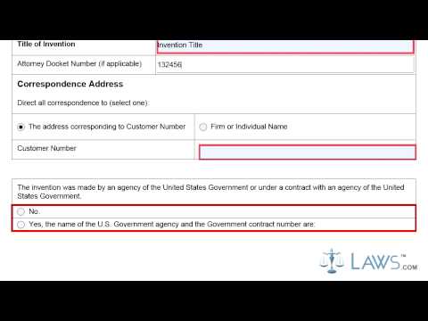 Provisional Application for Patent Cover Sheet SB16