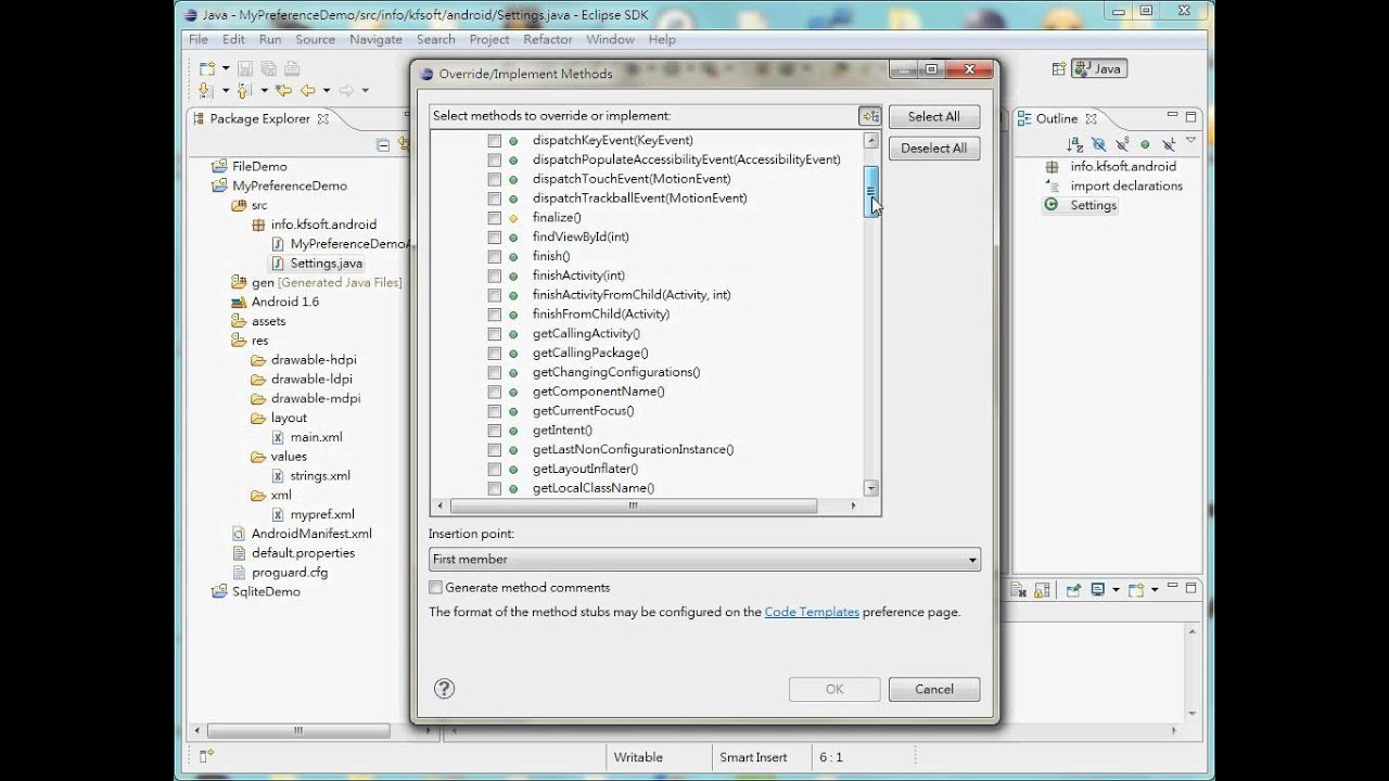 (12) Android Beginner Tutorial - Preference Manager