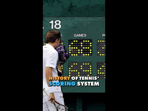 Why is Tennis Scored 15, 30 & 40?