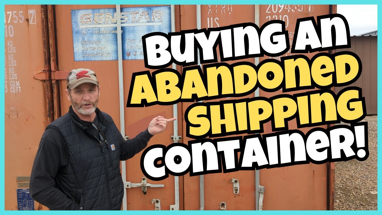 I Bought a MASSIVE Abandoned Shipping Container For $700!