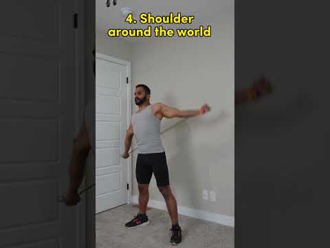 Resistance Band Mobility Workout (Dynamic Stretching / Warm up) #shorts