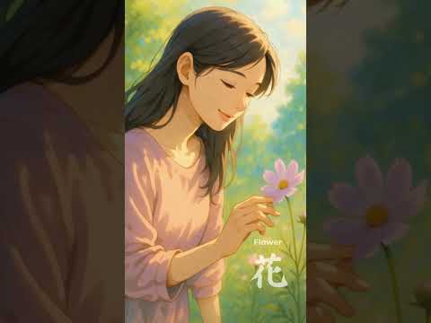 “Flower in One Kanji – 花” #kanji #flowers #learnjapanese