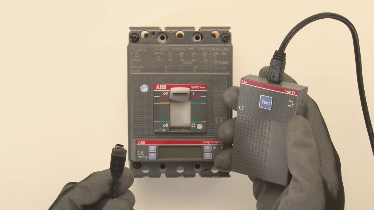 Ekip Display  - Trip unit display -  XT2 shown