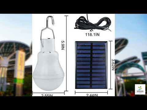 Review - Solar Light Bulbs for Indoor Home and Chicken Coop