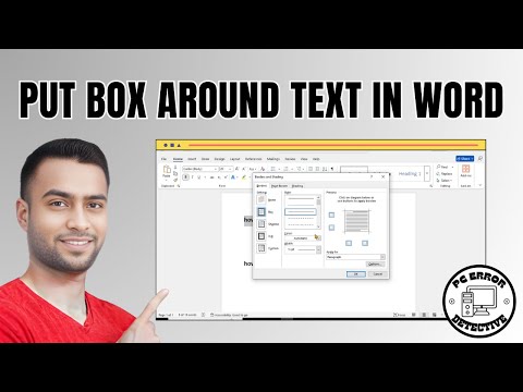 How to Put Box Around Text in Word - Step-by-Step Guide [2025]