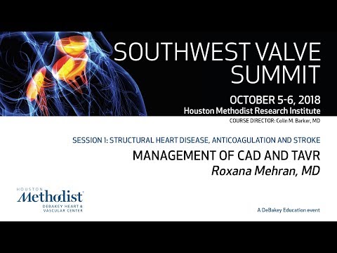 Management of CAD and TAVR (Roxana Mehran, MD)