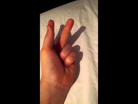How to use fingers counting to five