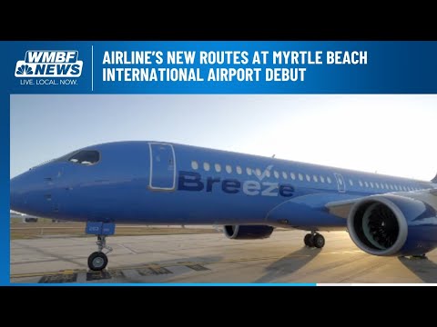 Airline’s new routes at Myrtle Beach International Airport debut
