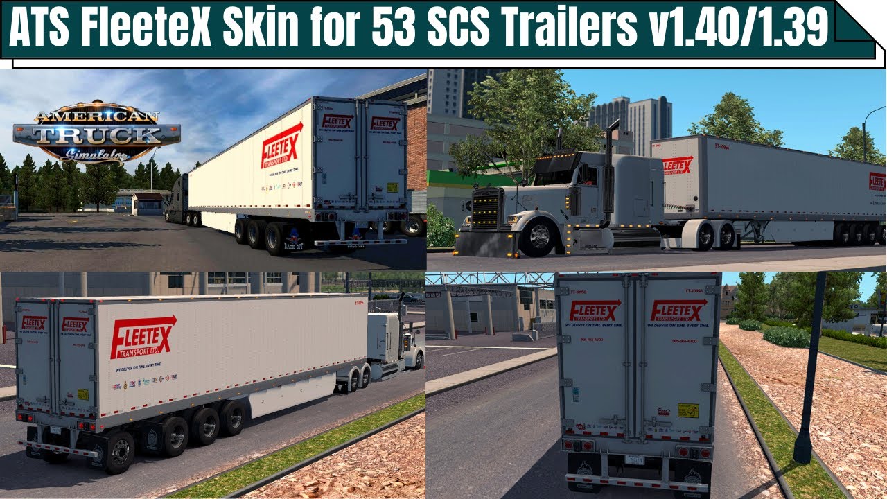 FleteX skin for 53 SCS Box Trailers dry / insulated / refridgerated ...