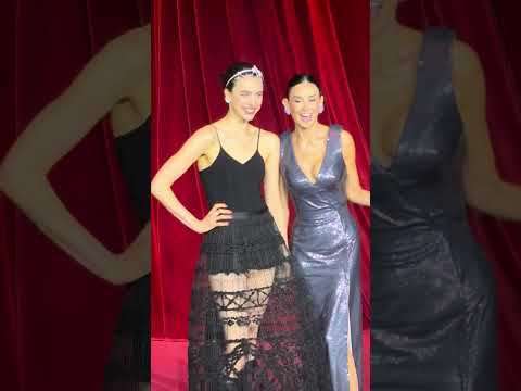 Demi Moore & Margaret Qualley Stun at the Academy Museum Gala Red Carpet #shorts