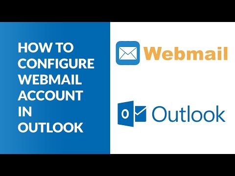How to Configure Webmail Account in Outlook