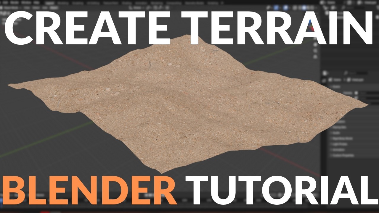 How to Create Realistic Terrain in Blender (Easy Tutorial)