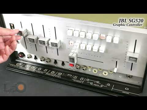 JBL SG520 Graphic Controller (Preamplifier) S/N#1344