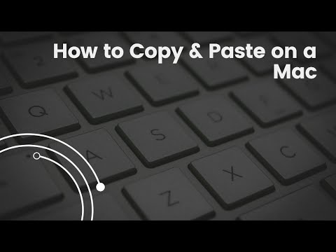 How to Copy & Paste on a Mac (MacBook M2)