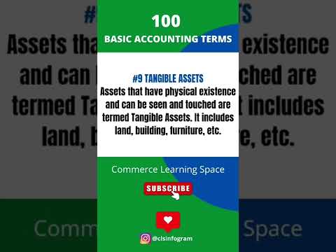 What are Tangible Assets?