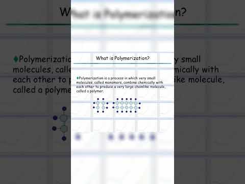 what is polymerization? 🤔polymerization definition #chemicalengineers #chemistry #exam #polymer
