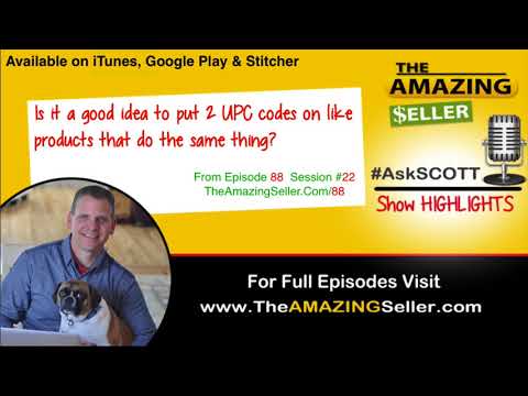 Is it a good idea to put 2 UPC codes on the same product? TAS-88 The Amazing Seller