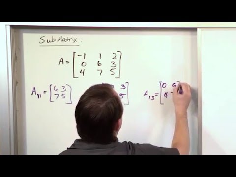 Lesson 9 - Cofactors Of A Matrix (Linear Algebra)