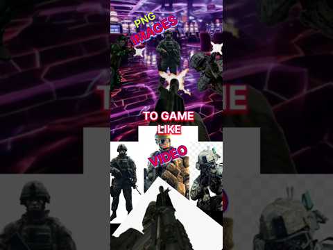 Png images to game like video #games #animation #playgame