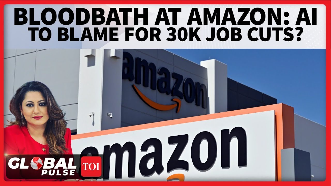 Mayhem at Amazon Amid 30,000 Job Cuts: AI - Easy Corporate Excuse? | Global Pulse