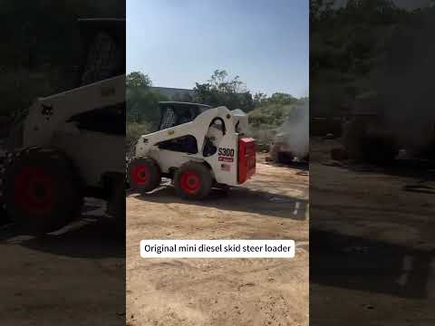 90% new Bobcat S300 used skid steer loader in stock for sale #bobcat #usa #loader #skidsteer #300