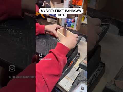 My first bandsaw box - new skills in development!