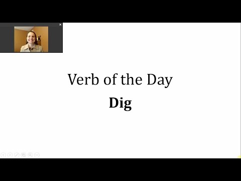 Verb of the Day - Dig