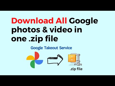 Download all your Google Photos and Videos in one zip file