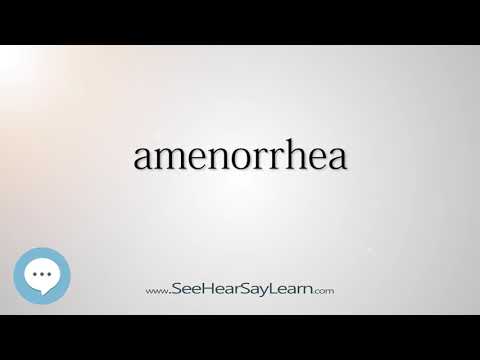 amenorrhea (Every English Word Pronounced) 📕🔊🗣️😎✅
