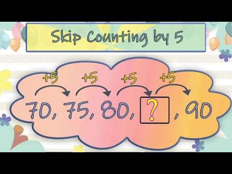 Skip Counting by 5 | Practice Examples | Maths | Grade Year 2-3