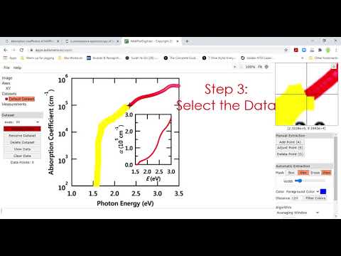 WebPlotDigitizer: How to Extract Data using WebPlotDigitizer