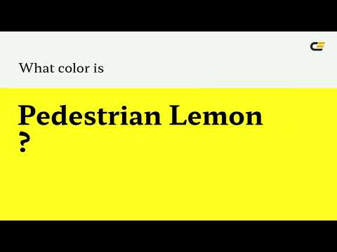 What color is Pedestrian Lemon ? #ffff22 hex color - Yellow color - Warm color ffff22