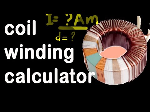 toroidal transformer design formula, coil winding calculator