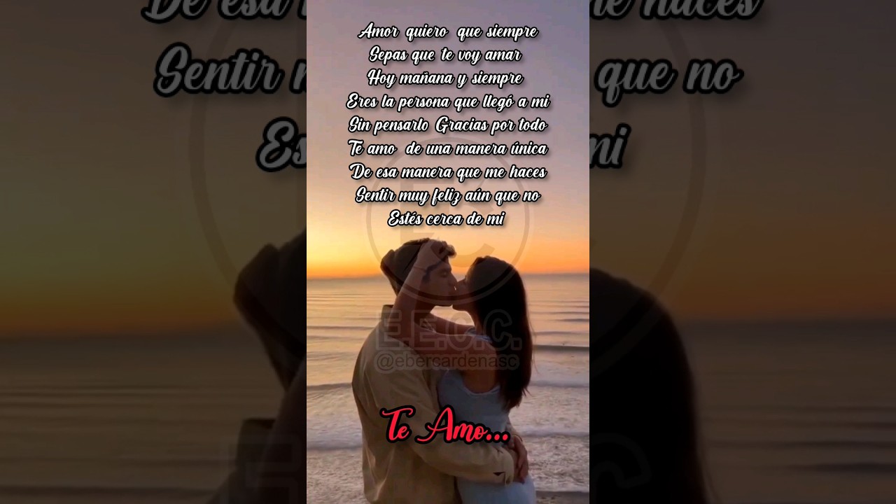 Te amo. #teamo #cartadeamor #parati #frases #frasesdeamor #eecc #mensajesdeamor #tequiero #amor