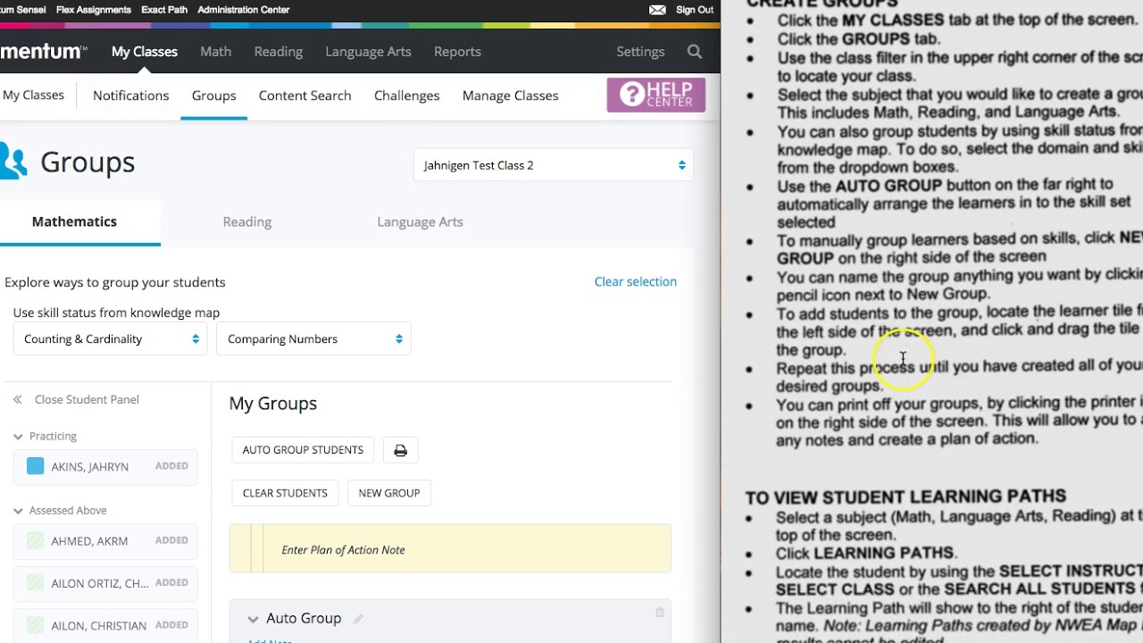Exact Path How to: Create a Group