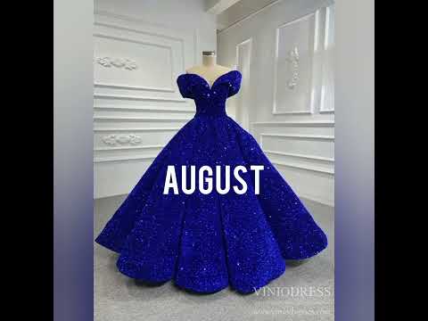 Choose your birthday month royal blue gown 👗 😍😘💕 #cutegirl