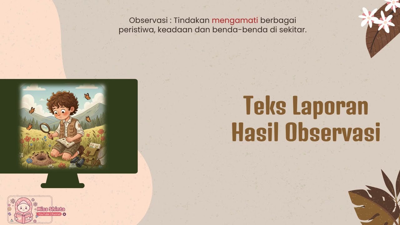 Observation Text Report for Grade 8 | Indonesian Language Chapter 1 Independent Curriculum - Comp...