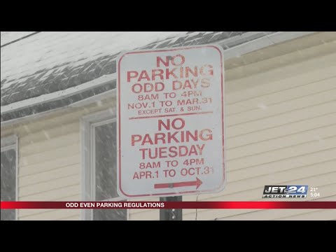 Officials reminding City of Erie residents about odd-even parking rules