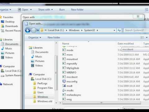 how to register dll/ocx file in sysm32 windows 7
