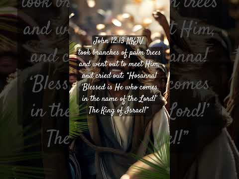 Hosanna! Blessed is he who comes in the name of the Lord! #palmsunday