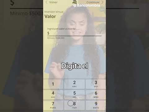 Bancolombia I Así haces una inversión virtual por la app Mi Bancolombia