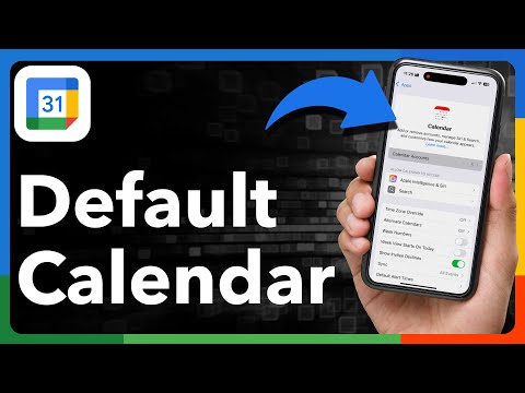 How To Make Google Calendar Default On iPhone