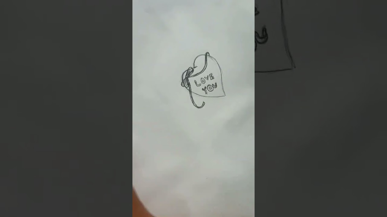 Easy Valentine's day drawing|Love heart drawing#shorts#ytshorts#shortsfeed2023#pencildrawing