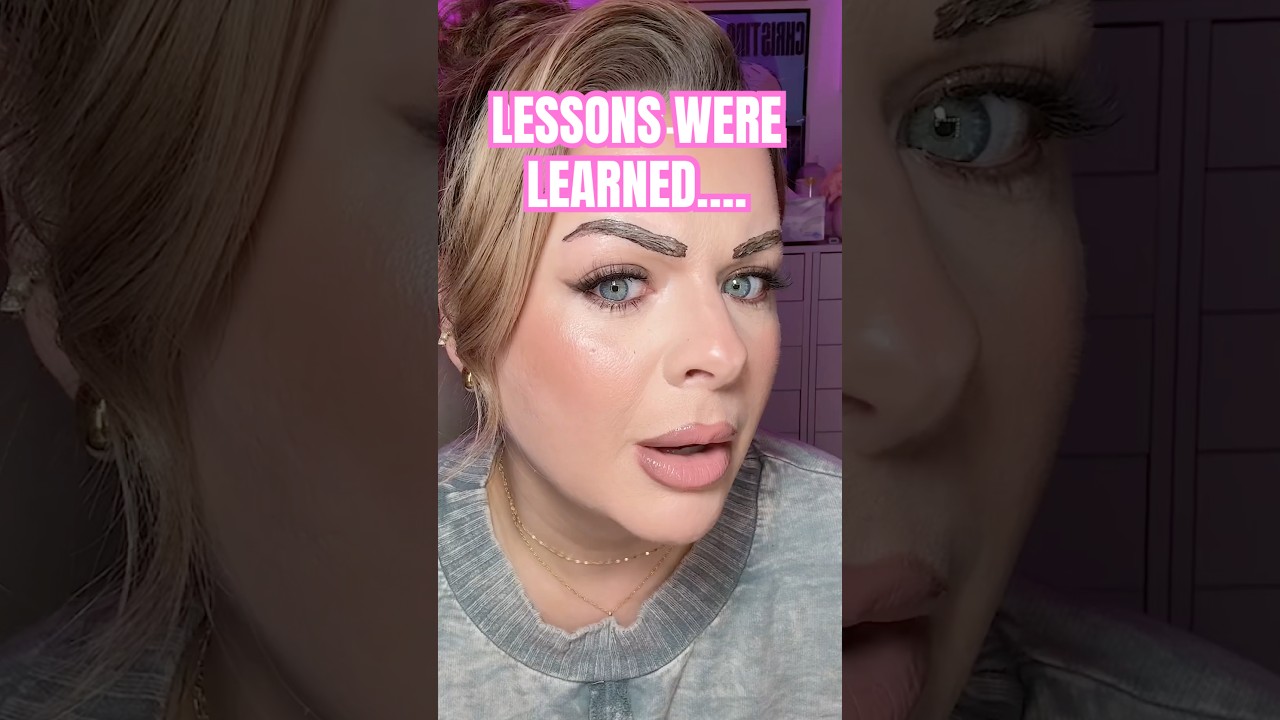 LESSONS WERE LEARNED!😅tips n tricks using BEARD DYE on your brows! #makeup #brows