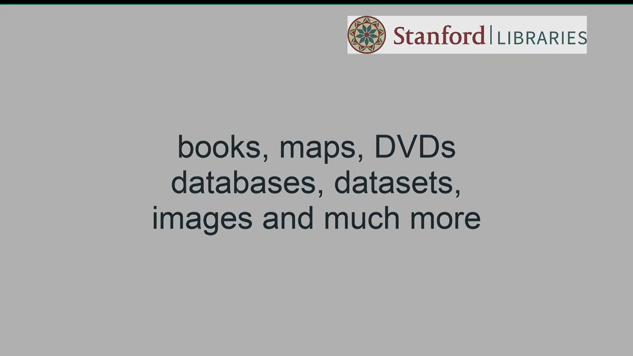 Using SearchWorks: Catalog 2025