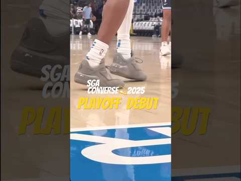 SGA NEW SHOE MAKES DEBUT | NBA PLAYOFFS 2025